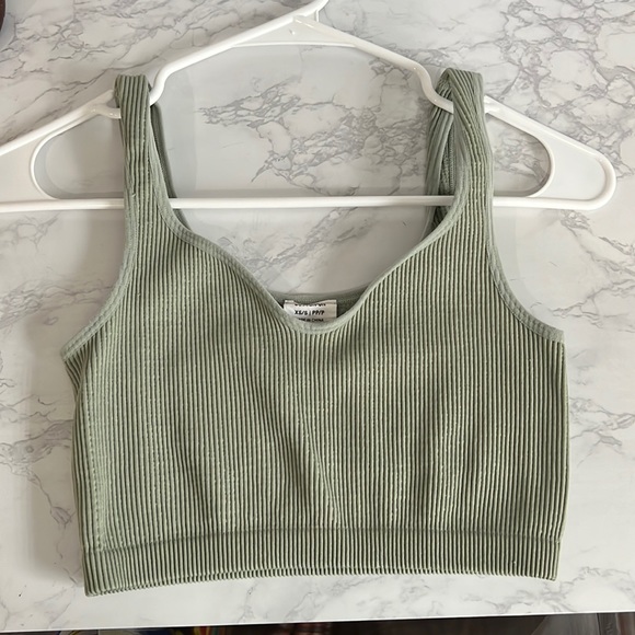 Cotton On | Tops | Sage Green Cotton On Ribbed Tank Top Size Xs | Poshmark